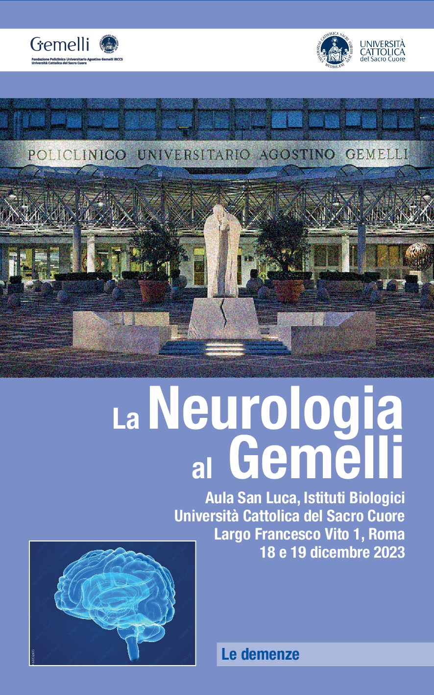 La Neurologia al Gemelli - Roma | Università Cattolica